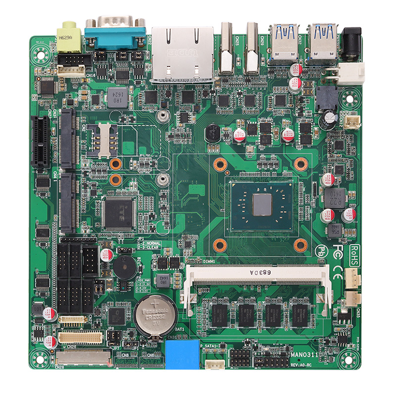 Expandable Low Profile Mini-ITX Motherboard