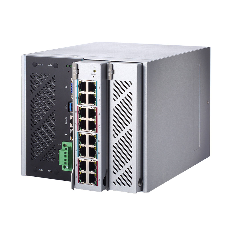 DIN-Rail Modular Network Appliance Empowers IIoT Security