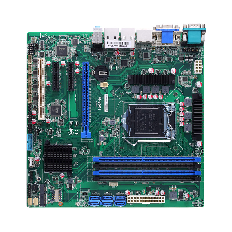 Industrial Micro ATX Motherboard with Rich I/O