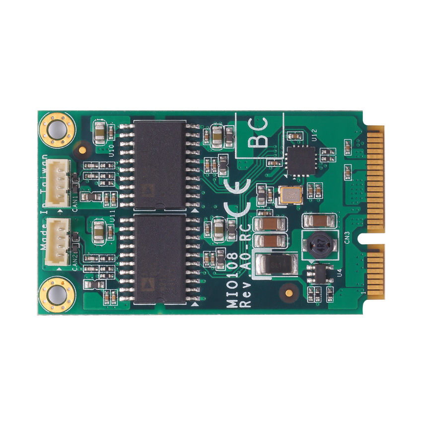 Full-size PCI Express Mini Module with 2 CANBus - MIO108
